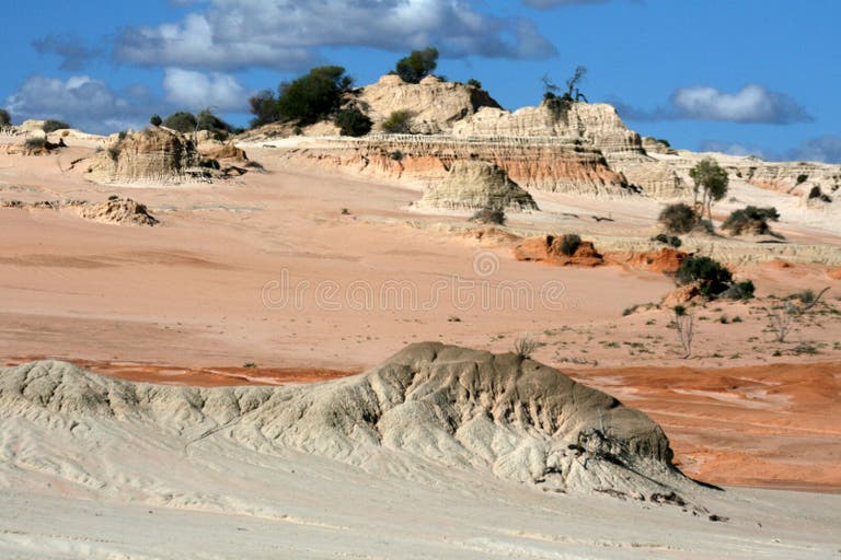 Willandra Lakes National Park, Australia Stock Image - Image of waste ...