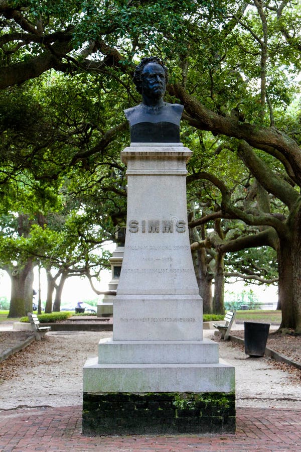 White Point Gardens, Charleston, SC. Editorial Stock Photo - Image of ...