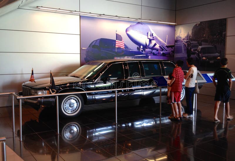 William Jefferson Clinton Presidential Limousine Fotografia Stock ...