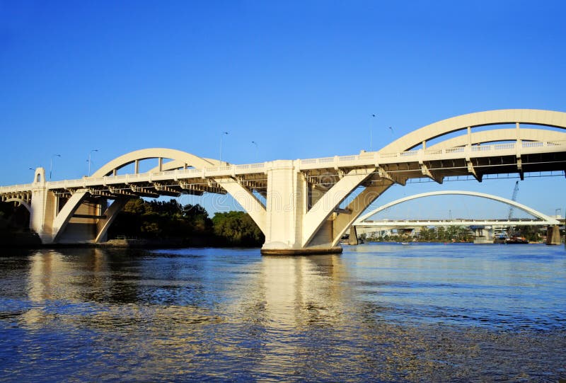 William Jolly Bridge Brisbane Australia Stock Image - Image of ...