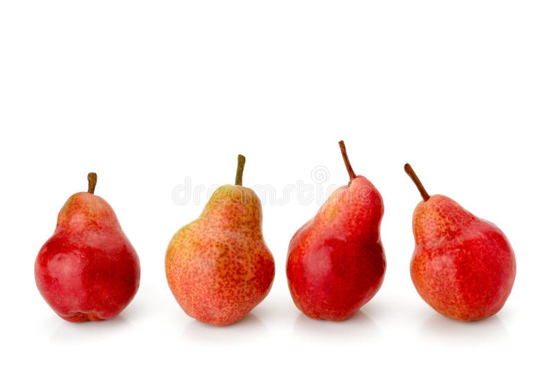 Max Red Bartlett Pear Isolated White Background Stock Photos - Free ...
