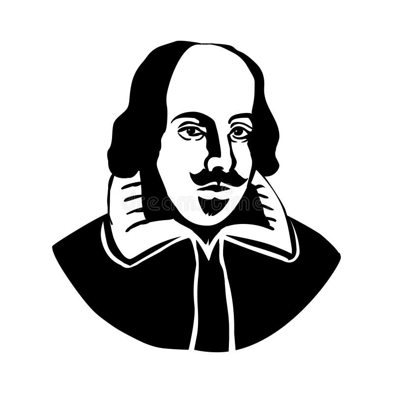 William- Shakespeareportrait Vektor Abbildung - Illustration von kultur ...