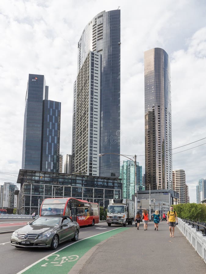 William Street, Melbourne foto de stock editorial. Imagem de curso ...