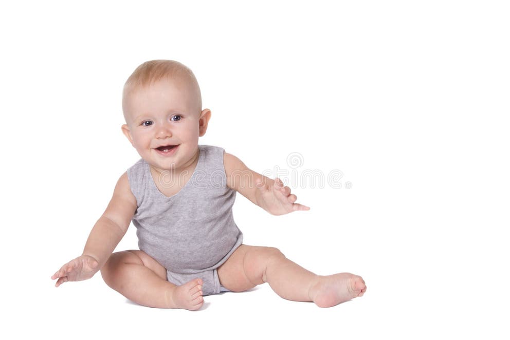 William stock photo. Image of baby, crawling, cute, looking - 58682970