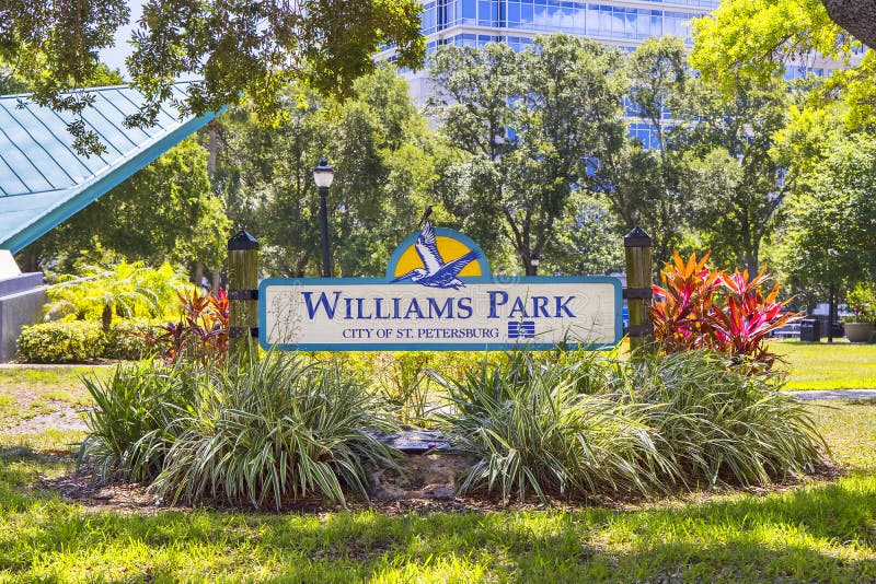 Williams Park Performance Stage Stock Image - Image of concerts, park ...