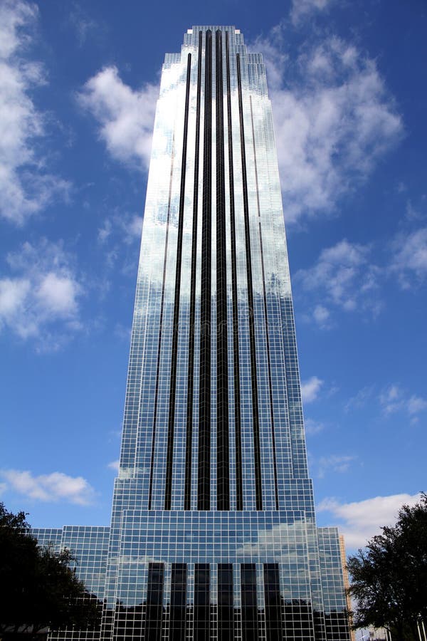 Williams Tower stock photo. Image of bottom, tower, water - 65984300