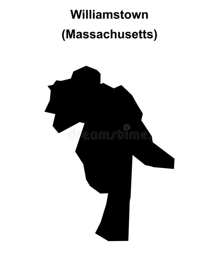 Williamstown outline map stock vector. Illustration of infographic ...