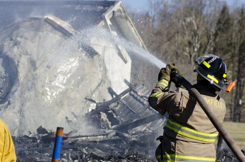 Williamstown Vermont Fire editorial photo. Image of fight - 24344051