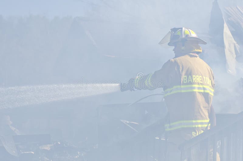 Williamstown Vermont Fire editorial stock image. Image of smoke - 24344059