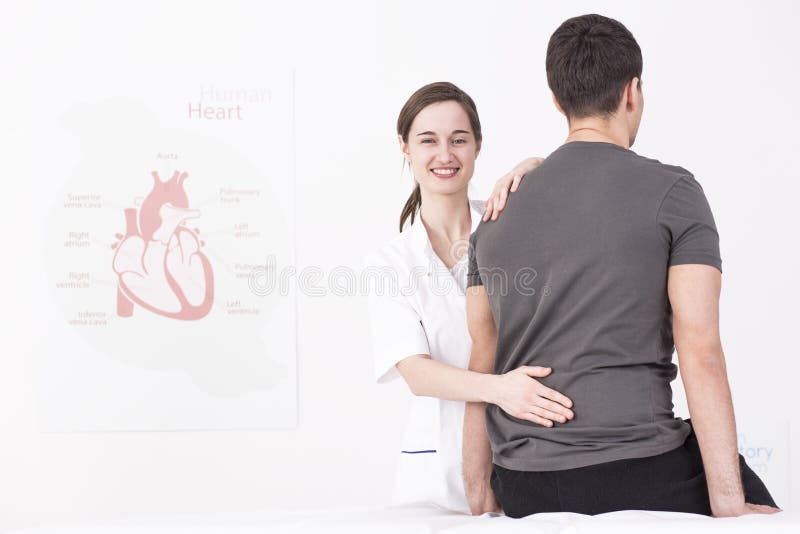 Always Willing To Help Her Patients Stock Photo - Image of exercise ...