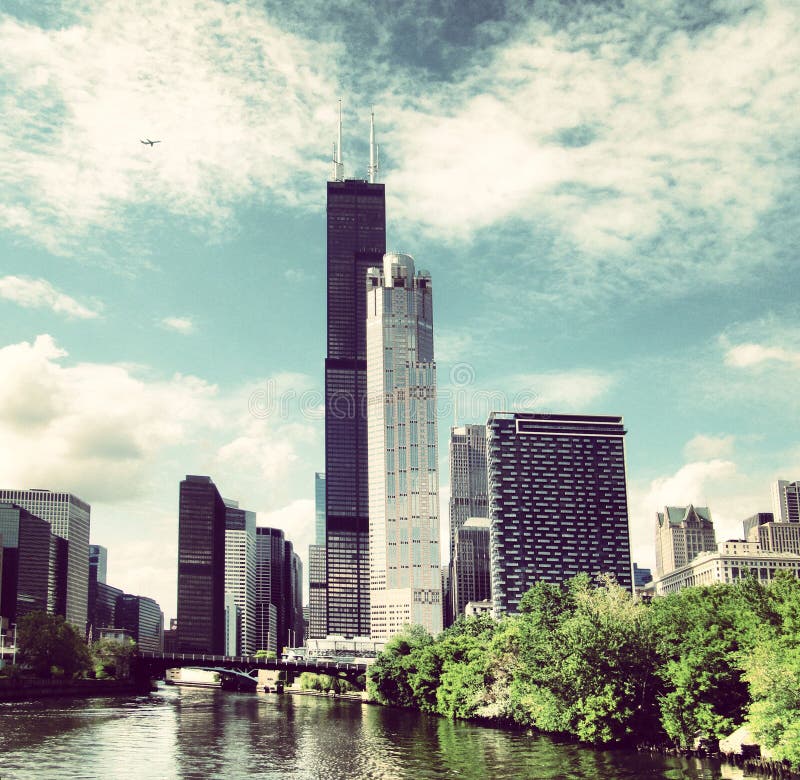 Willis tower in Chicago stock image. Image of landmark - 31864407