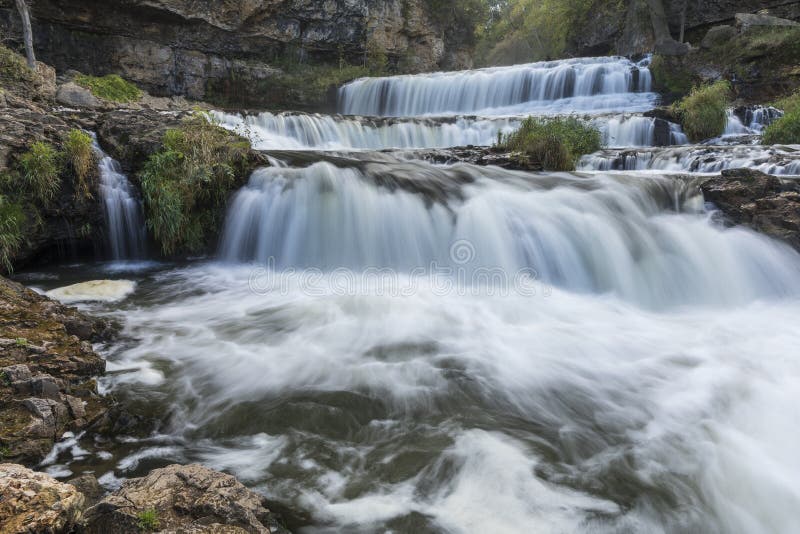 Willow River Waterfall stock photo. Image of calm, motion - 101349570