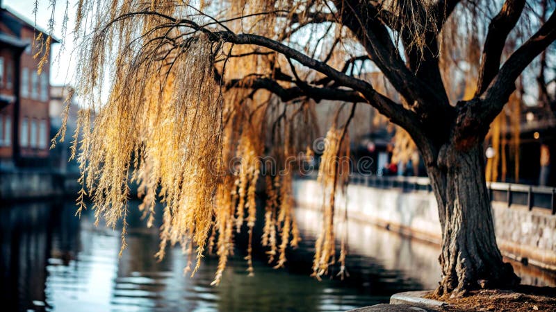 Nature S Dance the Enchanting Movement of a Willow Tree in the Wind ...