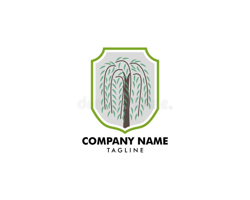 Willow Tree Symbol Logo Vector Stock Vector - Illustration of element ...
