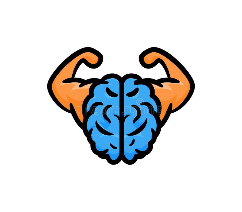 Willpower and Mental Strength Icon Logo Stock Vector - Illustration of ...