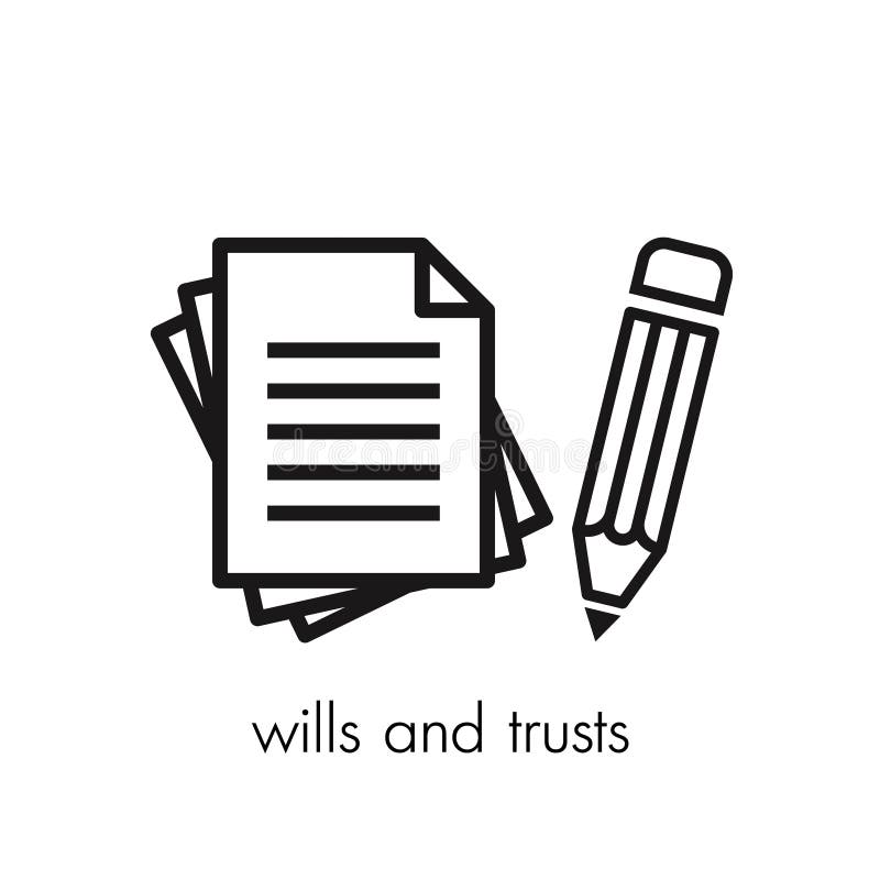 Wills and Trusts Icon. Trendy Wills and Trusts Logo Concept on W Stock ... Wills and Trusts Icon. Trendy Wills and Trusts Logo Concept on W Stock ...