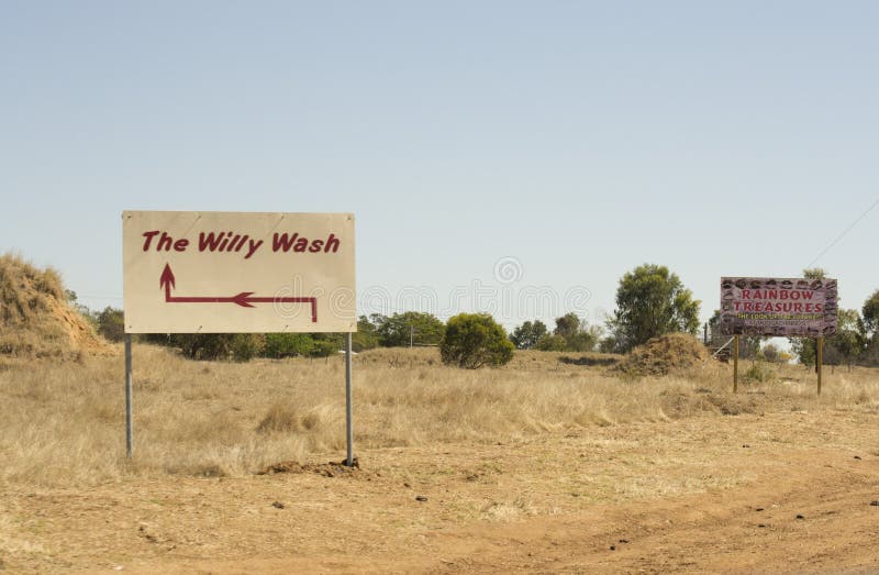 Willy Wash, Anakie Gemfields, Queensland, Australia Imagen editorial ...