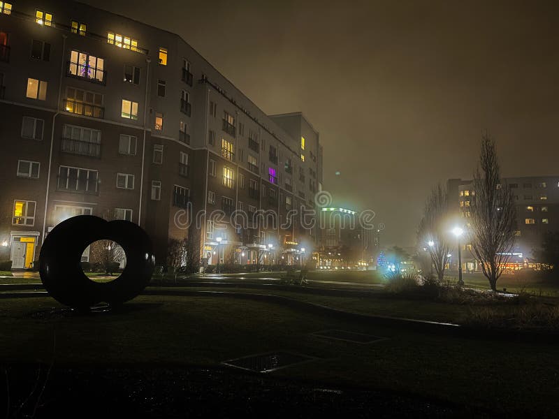 Wilmington Delaware at Night Stock Image - Image of north, america ...
