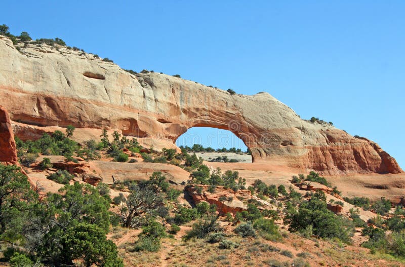 Image of Wilson Arch in Moab, Utah Stock Image - Image of national ...