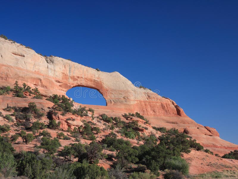 Wilson Arch, Utah stock photo. Image of outdoor, western - 14268818