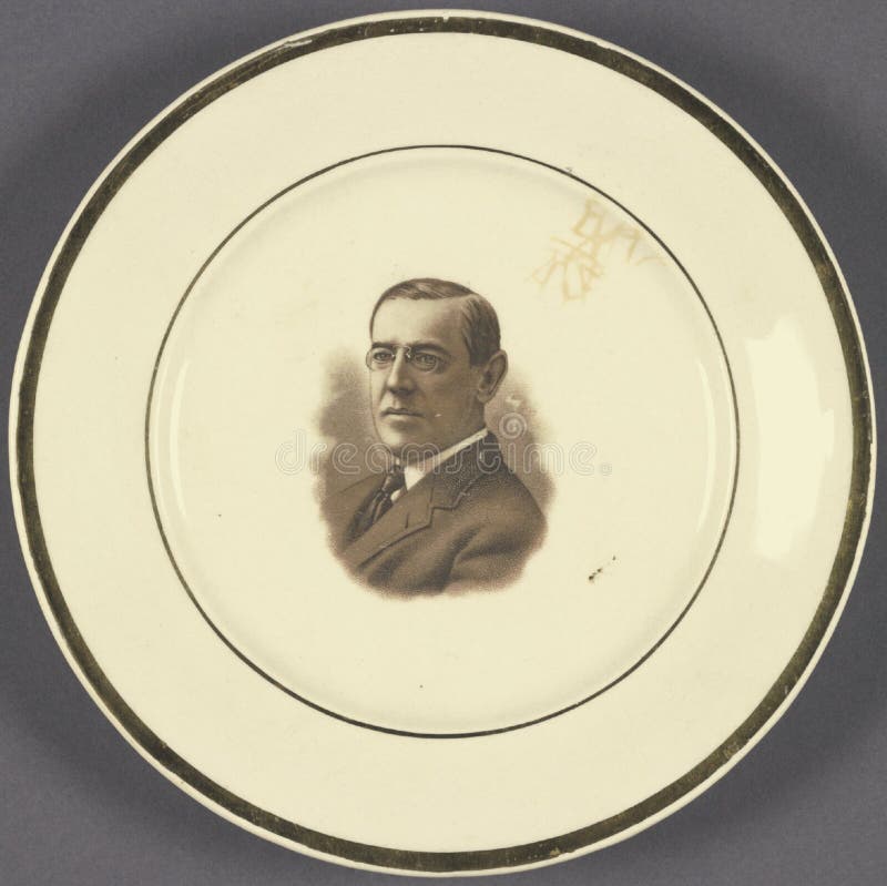 Wilson Ceramic Portrait Plate, Ca. 1912 Picture. Image: 221479554