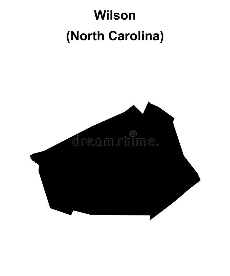 Wilson outline map stock vector. Illustration of region - 357462183