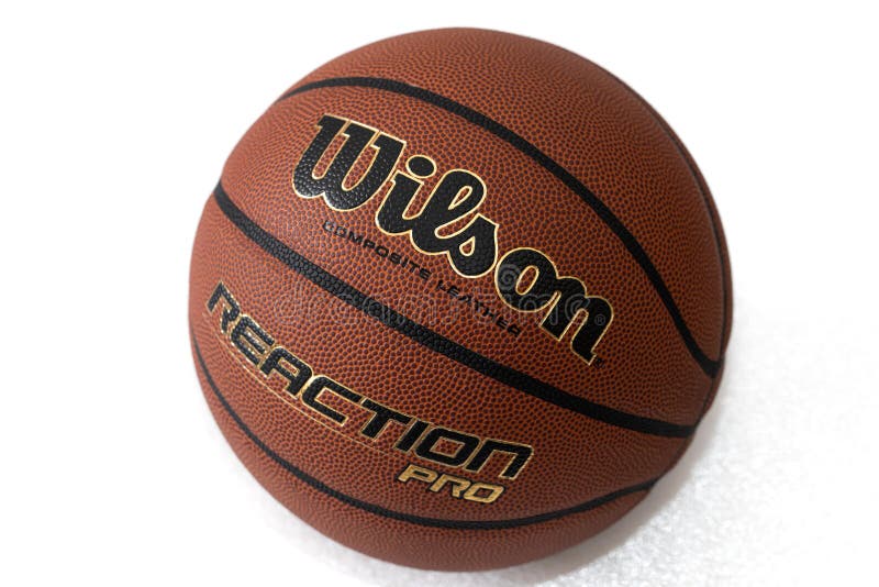 Wilson Reaction PRO Basketball Editorial Stock Image - Image of game ...