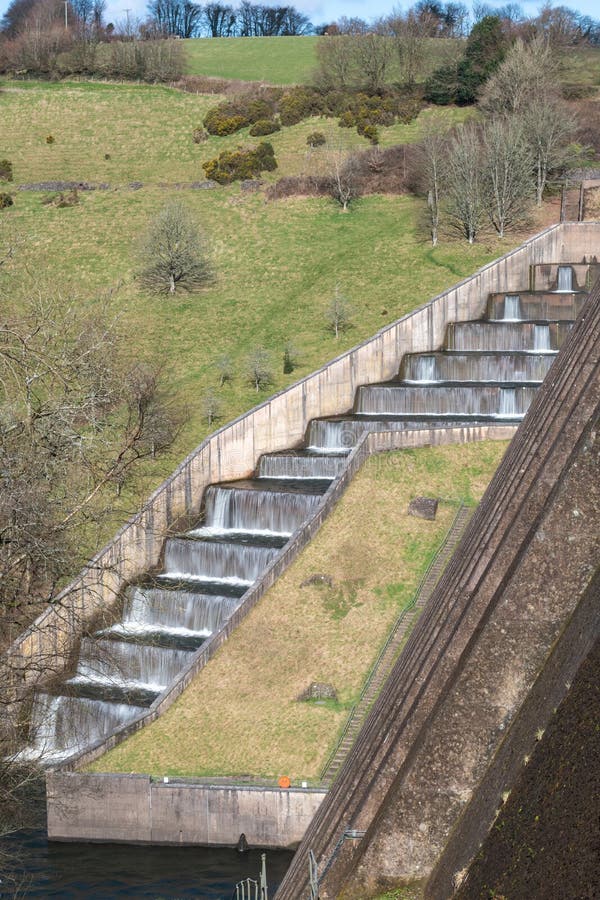 Wimbleball dam stock image. Image of landmark, architecture - 243207063