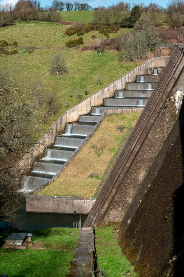 Wimbleball dam stock photo. Image of structure, architectural - 243207108