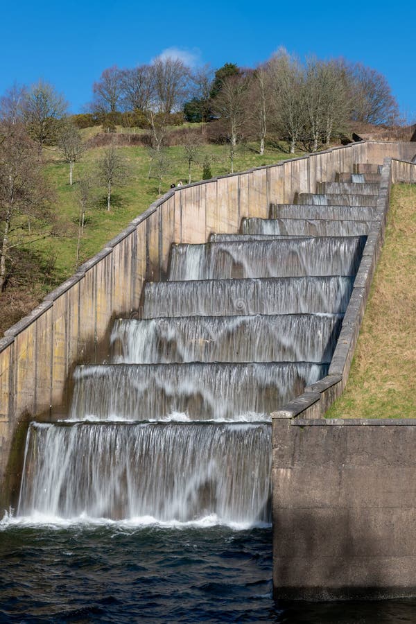Wimbleball dam stock image. Image of long, natural, england - 243207319