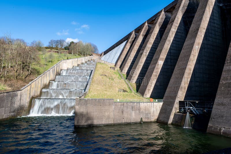 Wimbleball dam stock image. Image of scenic, long, lake - 243207359