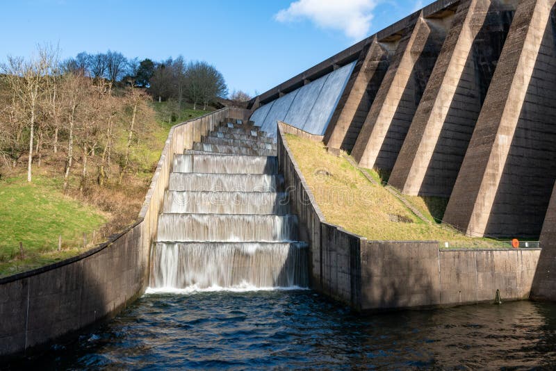 Wimbleball dam stock image. Image of scenic, reservoir - 243207531