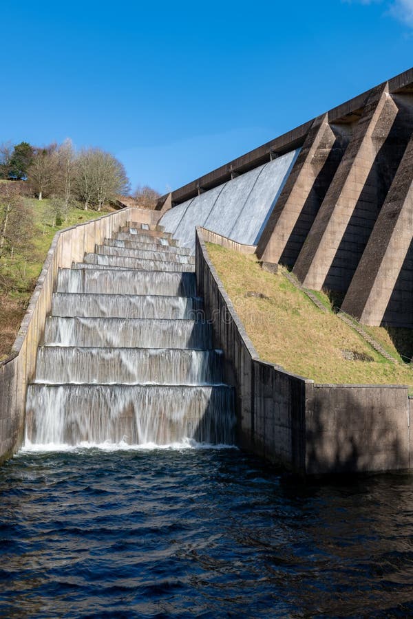 Wimbleball dam stock image. Image of exposure, architectural - 243026679