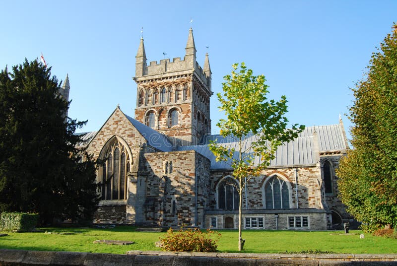 Wimborne Minster Church stock photo. Image of norman - 38998928