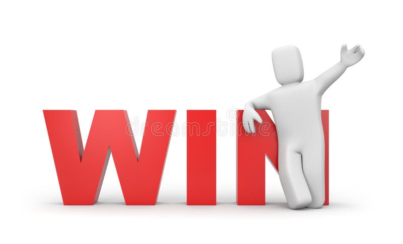 You Can Win! stock illustration. Illustration of optimism - 30689059