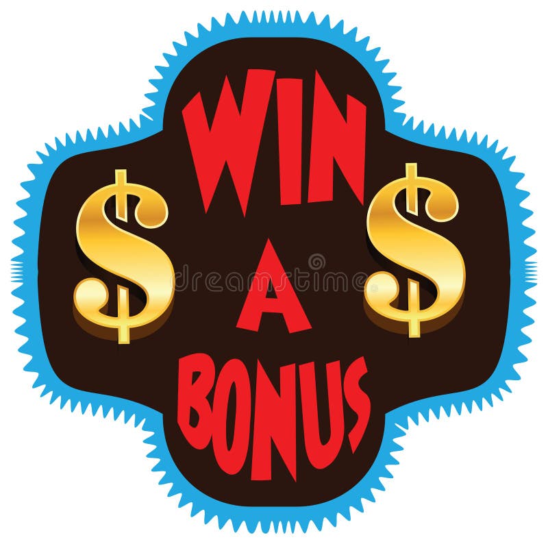 Win a Bonus Display Illustration. Stock Vector - Illustration of choice ...