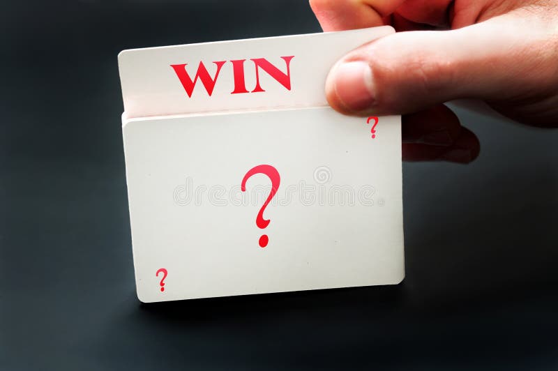 Win card stock image. Image of luck, hobby, card, opportunity - 41877083