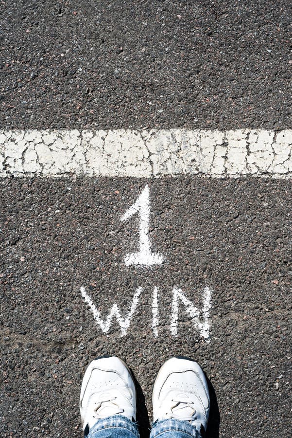 Win stock image. Image of finish, curve, athlete, lines - 43684991