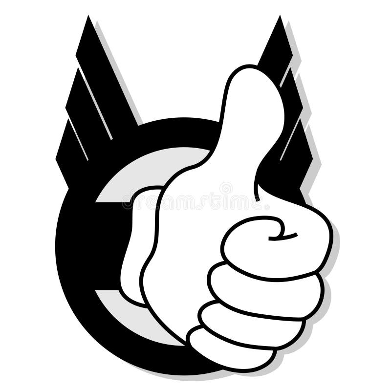 Win hand stock vector. Illustration of icon, glory, agree - 21092822