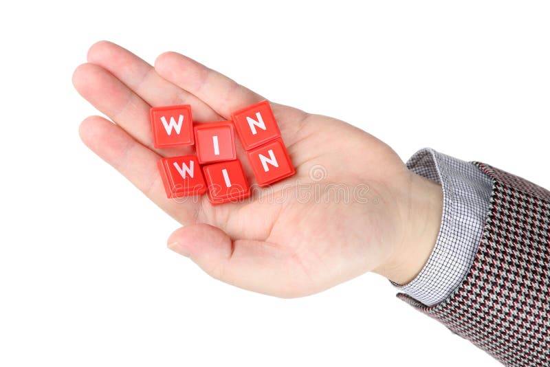 Win Win Check Marks stock photo. Image of plan, partner - 35437402