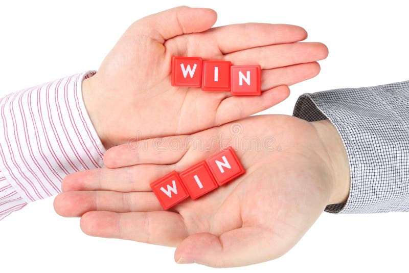 Win Win Check Marks stock photo. Image of plan, partner - 35437402