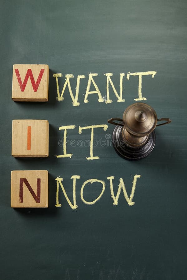 Win stock image. Image of desire, achieve, chalk, plan - 63818965