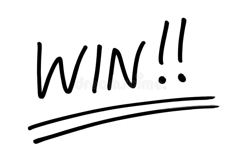 WIN stock illustration. Illustration of goals, noticeboard - 171057769