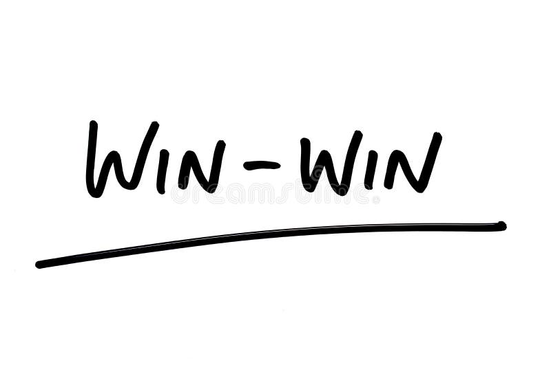 WIN-WIN stock illustration. Illustration of boom, reminder - 178486982