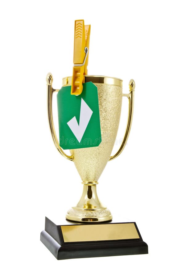 Win has been confirmed stock image. Image of approve - 31539183