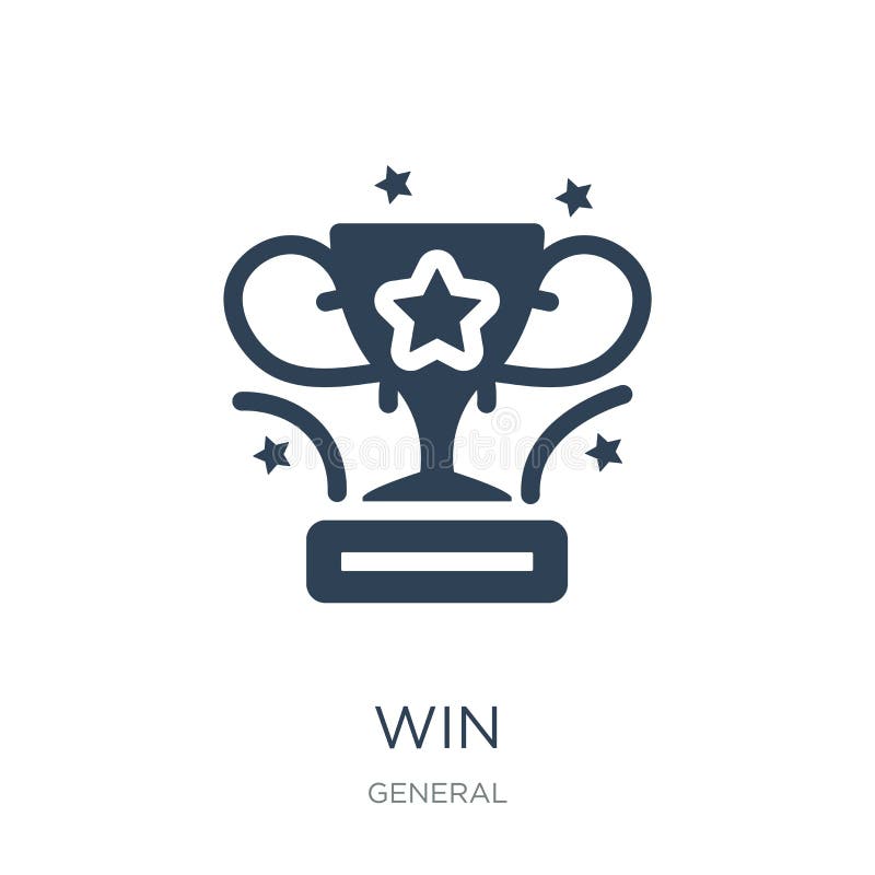 Win Icon in Trendy Design Style. Win Icon Isolated on White Background ...