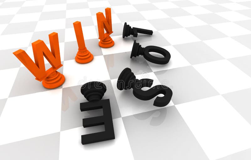 Lose Chess Game stock illustration. Illustration of game - 34985814