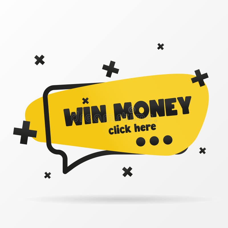 WIN MONEY BANNER ART PICTURE VECTOR ILLUSTRATION Stock Vector ...