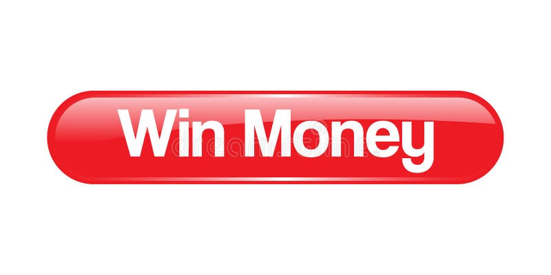 Win money button stock illustration. Illustration of banknote - 121783831
