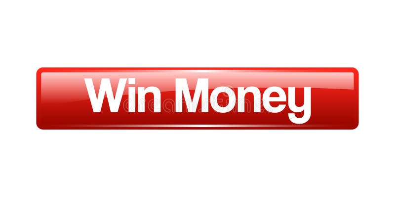 Win money button stock illustration. Illustration of clicking - 121783832